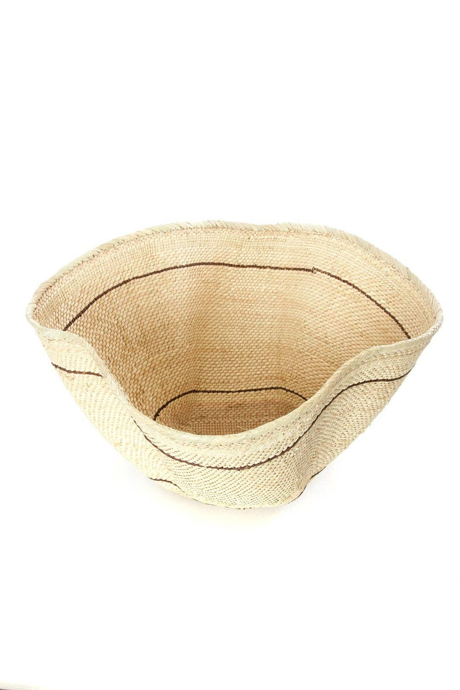Large BaTonga Basket with Black Stripes – HOME